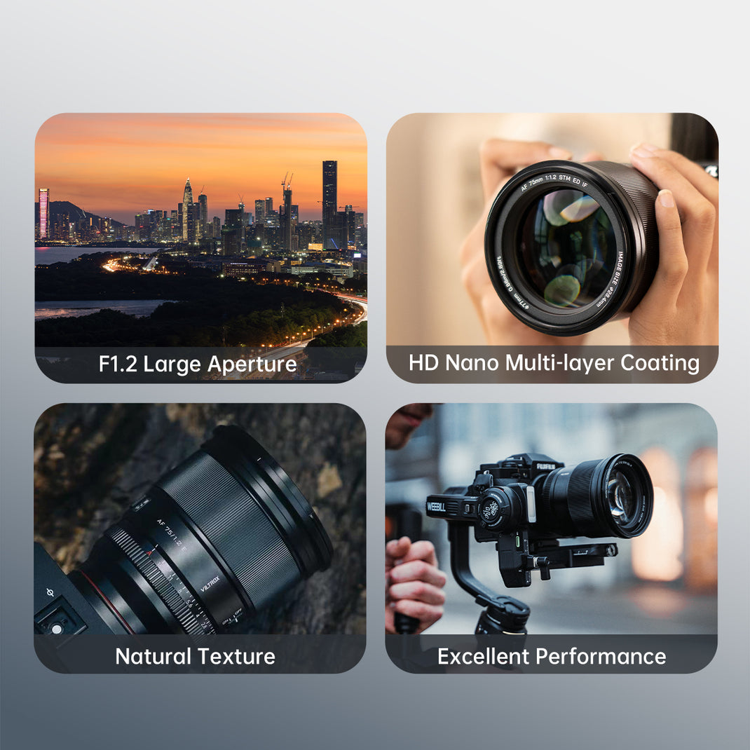Viltrox AF 75mm F1.2 Pro APS-C Lens for Fujifilm X-Mount – Viltrox Store
